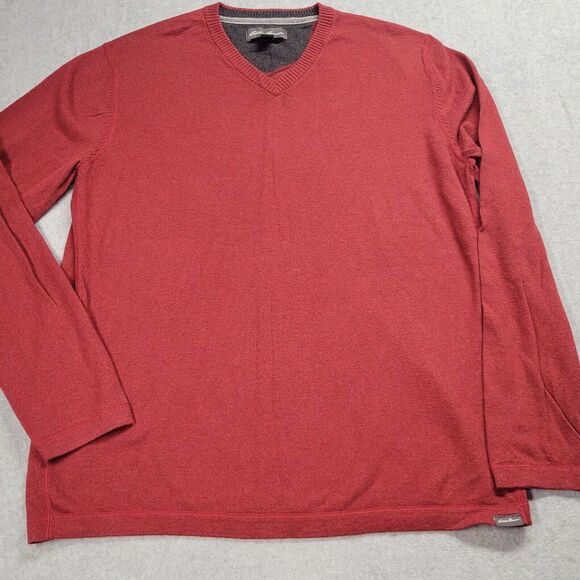 Eddie Bauer | Sweaters | Eddie Bauer Mens Cotton Merino Wool Sweater ...